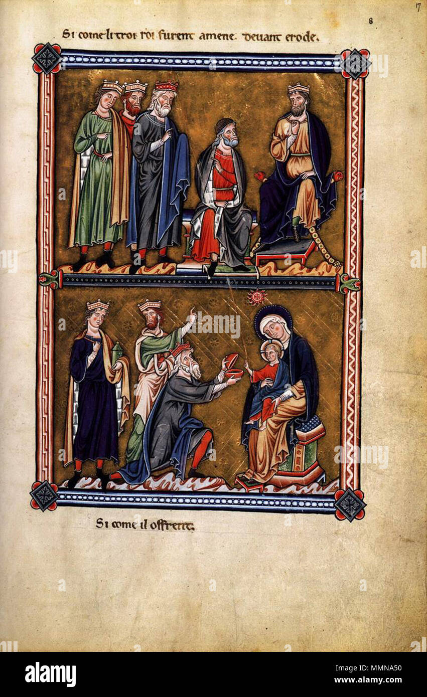 Ingeborg Psalter. circa 1195. 12th-century painters - Ingeborg Psalter ...