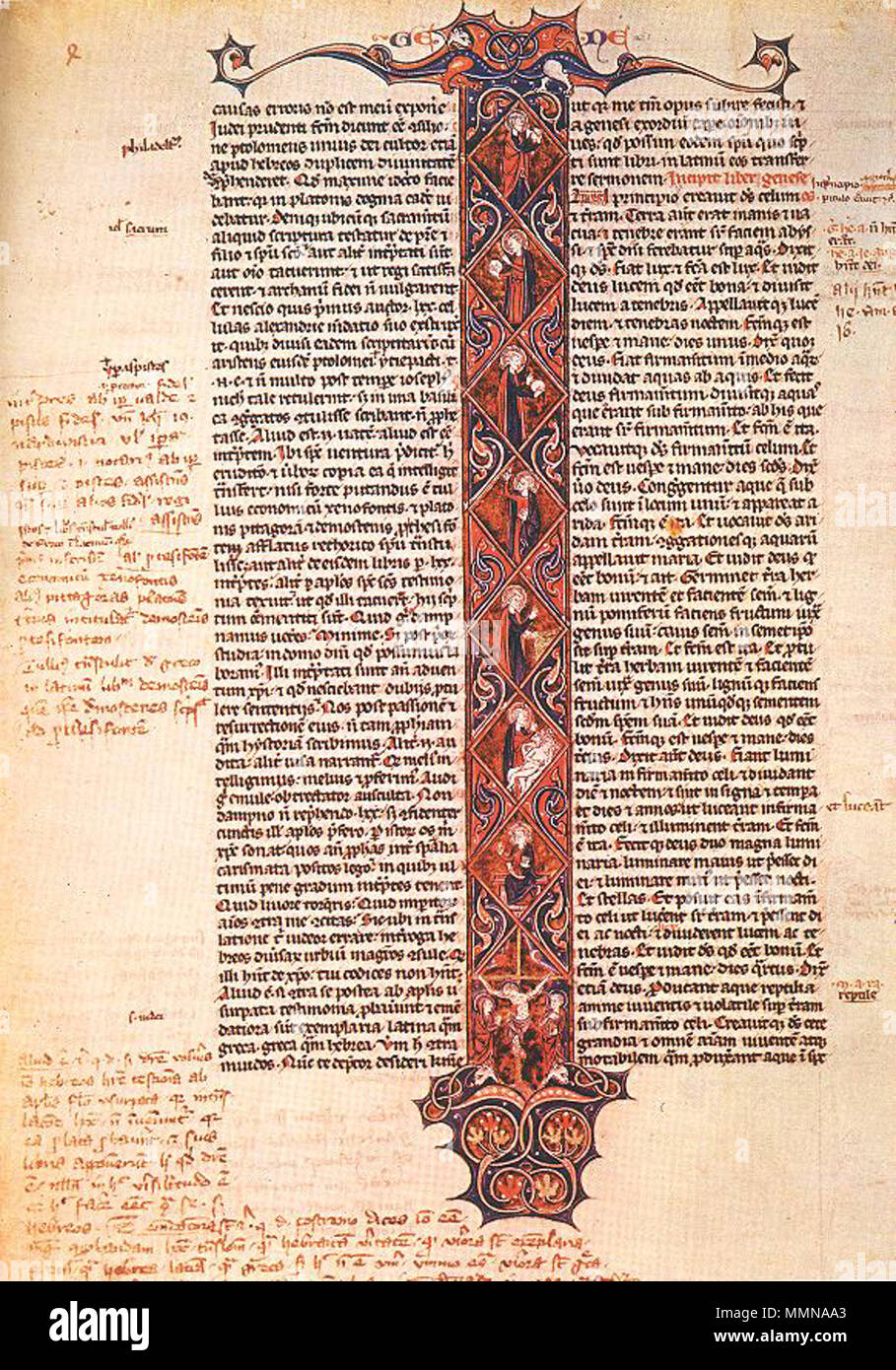 Bible. circa 1270. 13th-century painters - Bible - WGA15852 Stock Photo ...