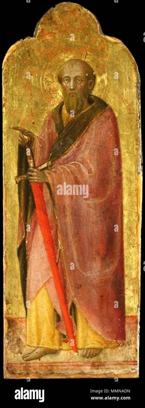 St. Paul.. circa 1430. Schiavo St. Paul Stock Photo - Alamy