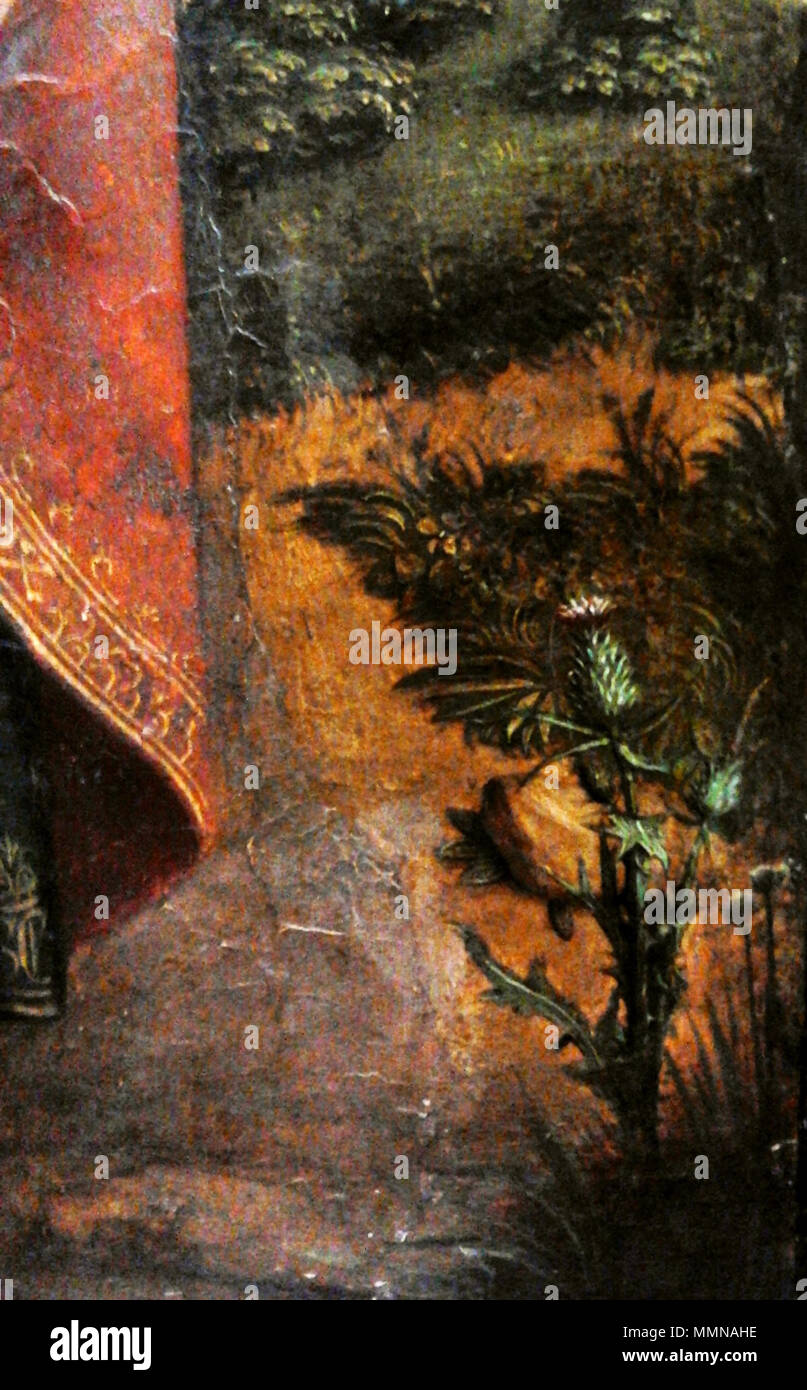 Crucifixion Triptych of the canon Peter von Wartenberg detail. 1468. Kalteysen Triptych of Peter ...