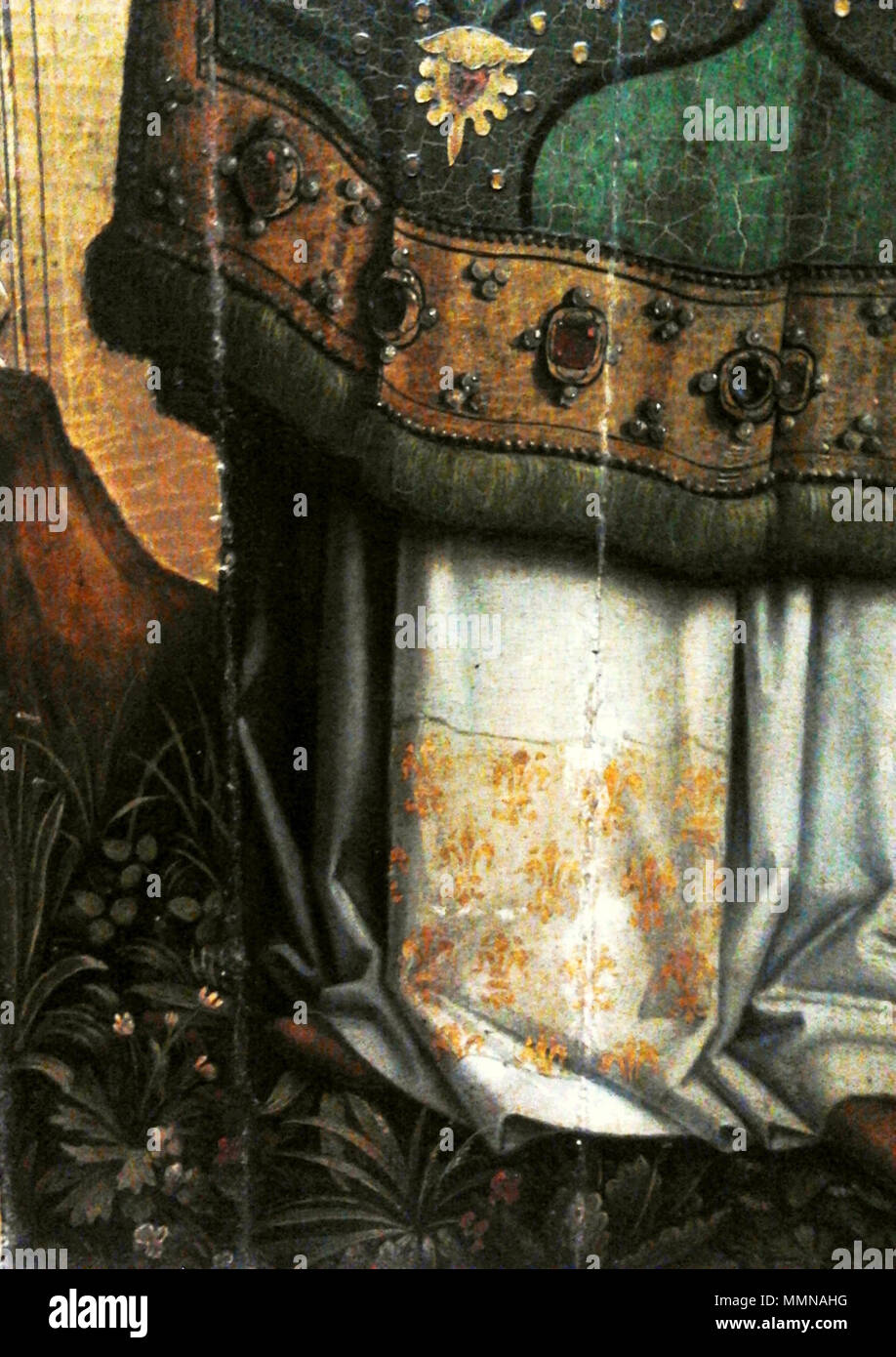 Crucifixion Triptych of the canon Peter von Wartenberg (detail).. 1468. Kalteysen Triptych of ...