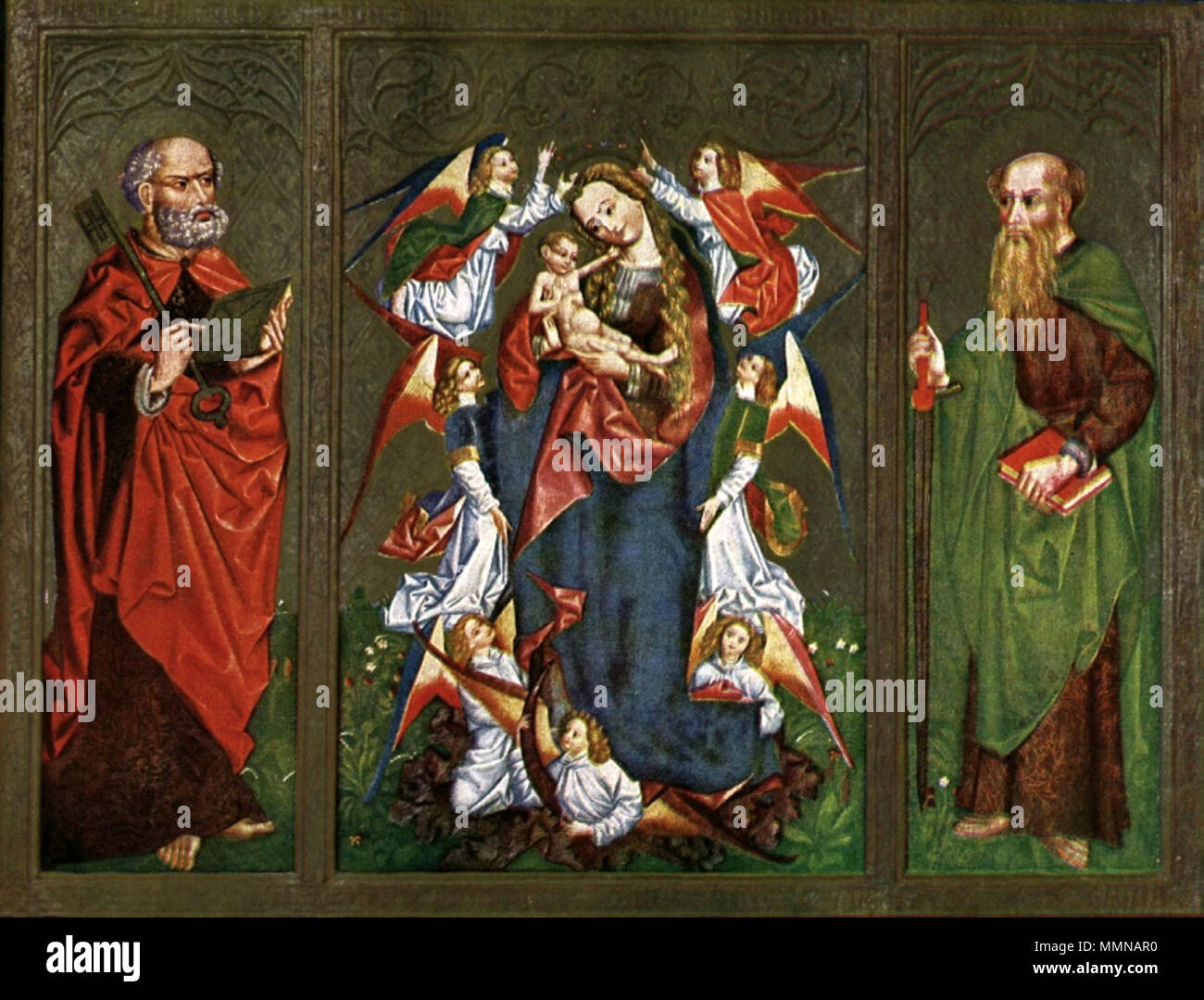Our Lady of the Angels with St. Peter and St. Paul.. circa 1499. Master ...