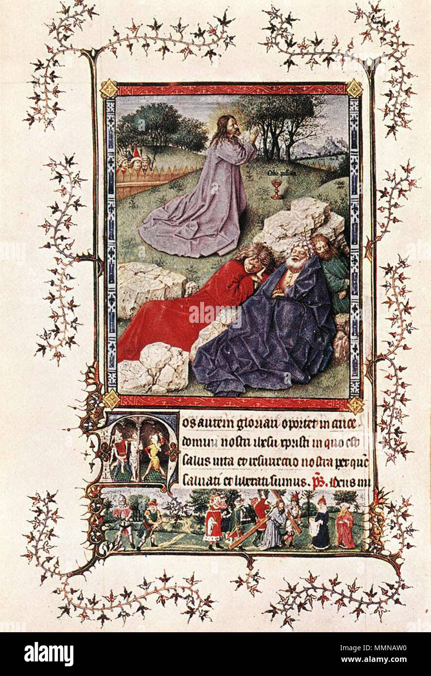 14th-century painters - Page from the Très Belles Heures de Notre Dame de Jean de Berry ...