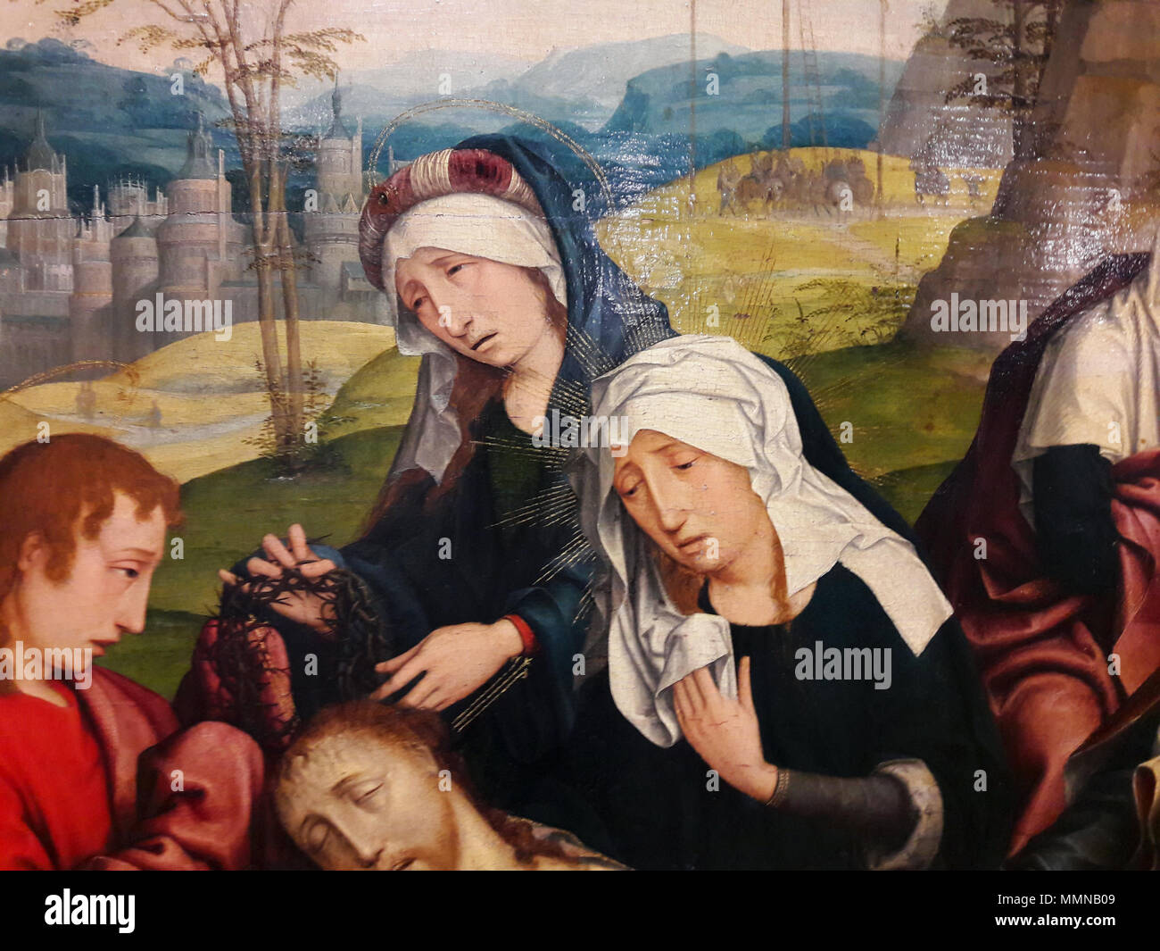 Triptych of the Lamentation of Christ (detail).. circa 1500. Bellegambe Lamentation of Christ ...