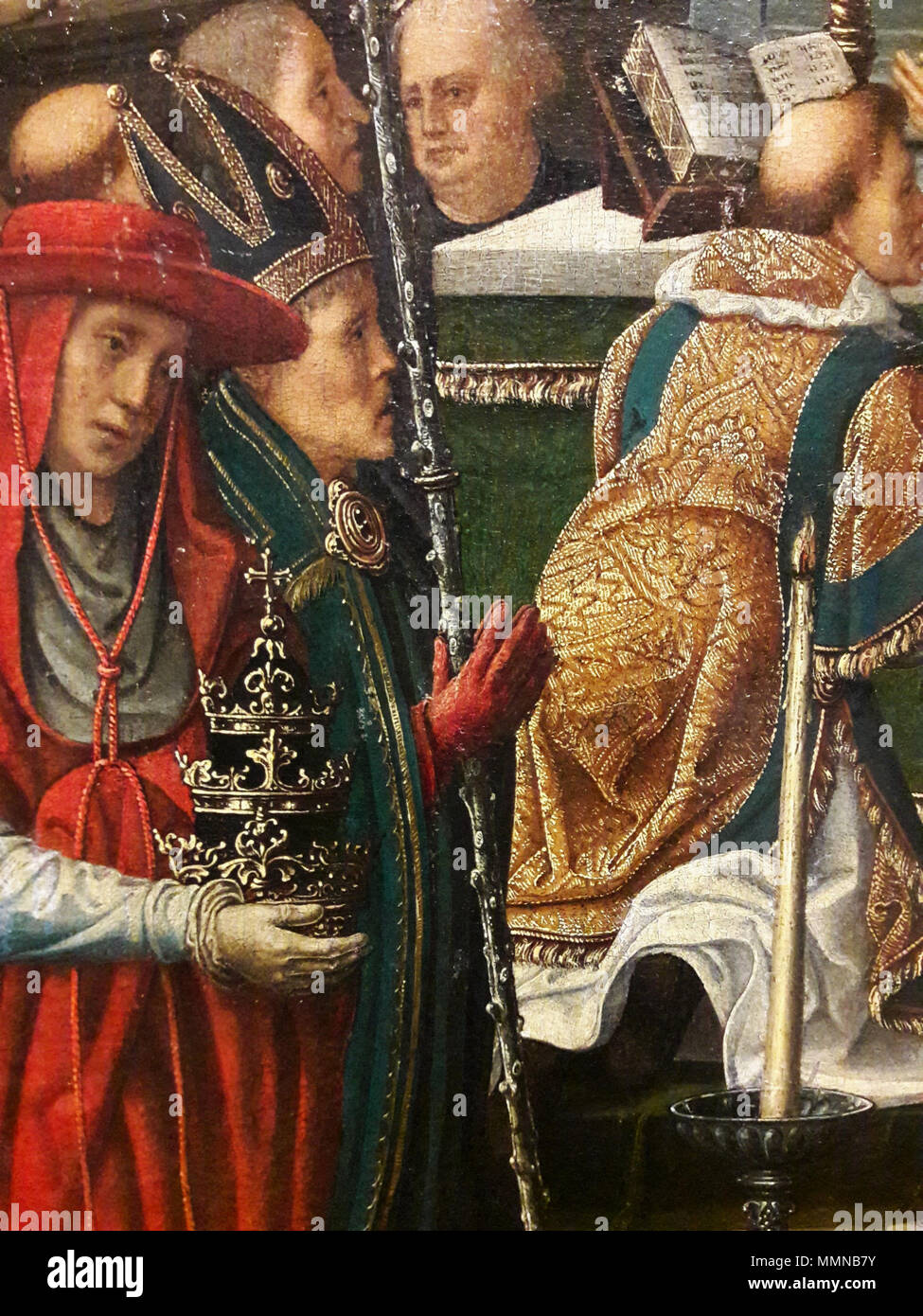 The Mass of Saint Gregory (detail).. circa 1515-1520. Meckenem Mass of ...