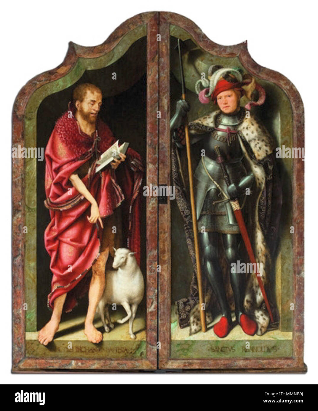 Saint John the Baptist and Saint Reinhold.. before 1516. Cleve Saint John and Saint Reinhold ...