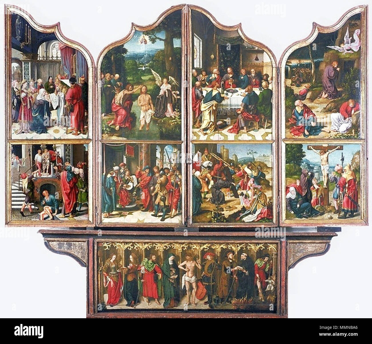 Saint Reinhold Altar.. before 1516. Cleve Saint Reinhold Altar Stock Photo - Alamy