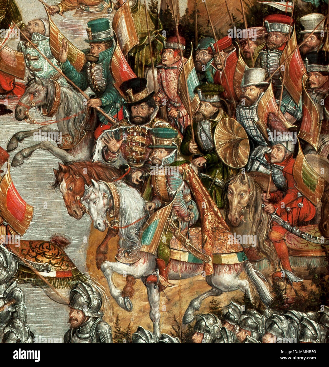 Battle of Orsha (detail).. circa 1524-1530. Krell Battle of Orsha ...