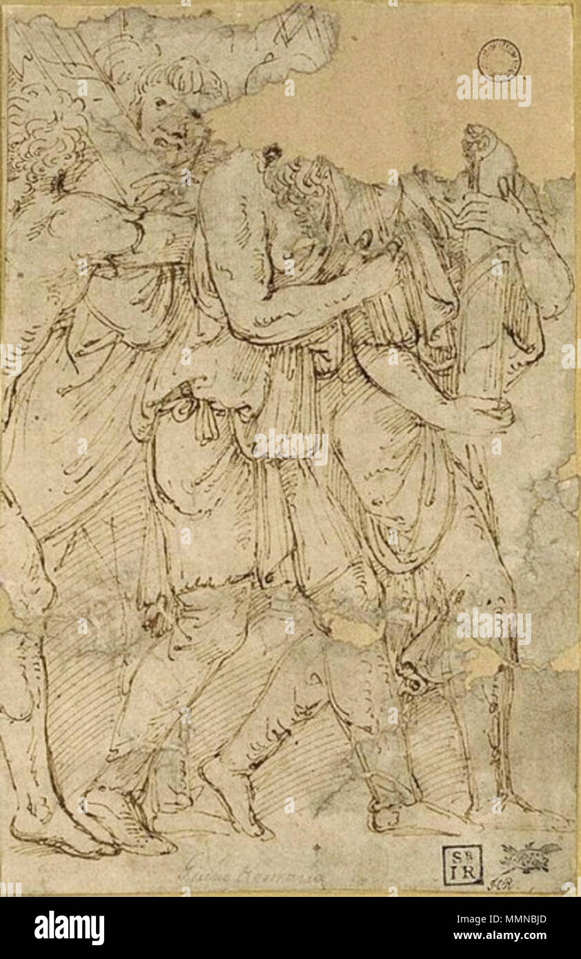 Group of three lictors.. circa 1530. Romano Group of three lictors ...