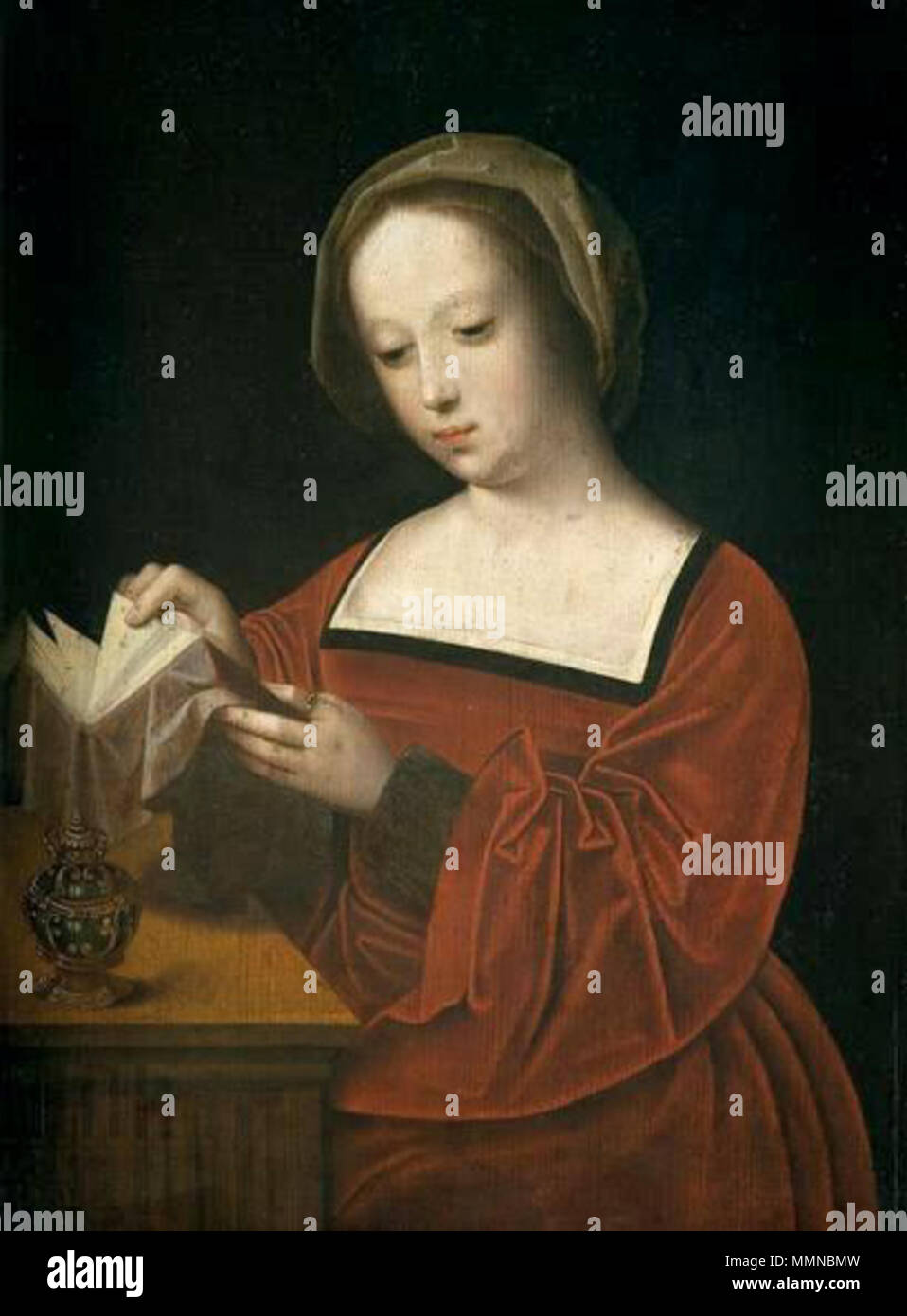 St. Mary Magdalene reading.. 1530s. Isenbrant St. Mary Magdalene Stock ...