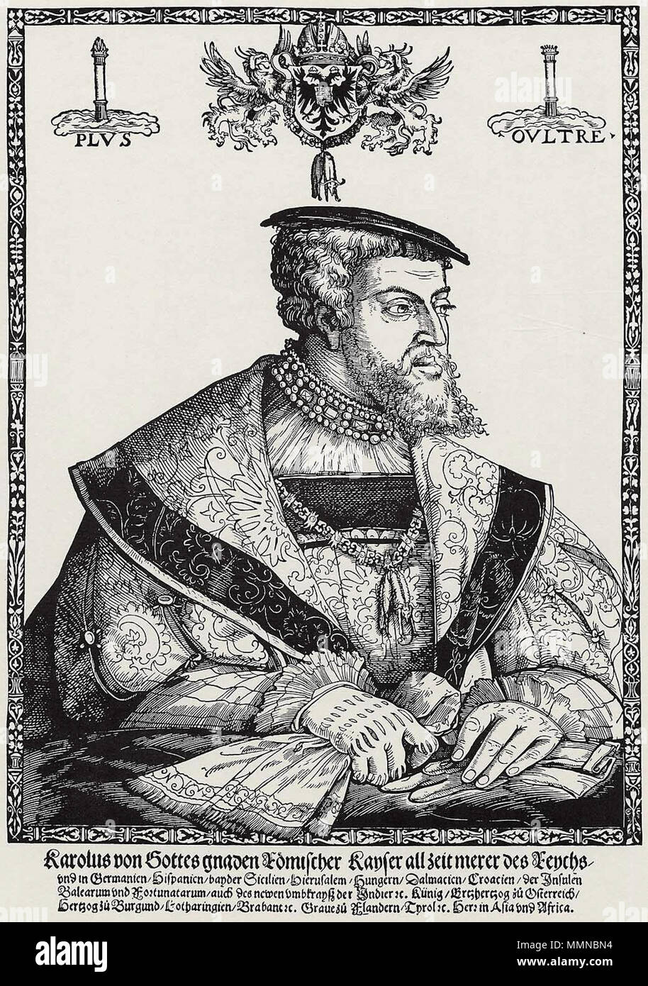 Deutsch: Karl V. (HRR) . circa 1532. Karl V. (HRR) Christoph Amberger ...