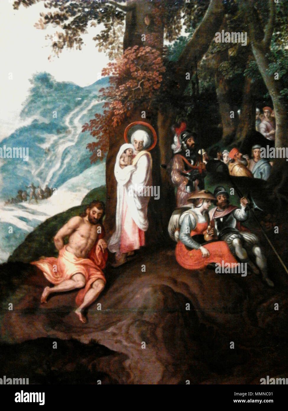 Landscape with St. John preaching (detail).. second half of 16th ...