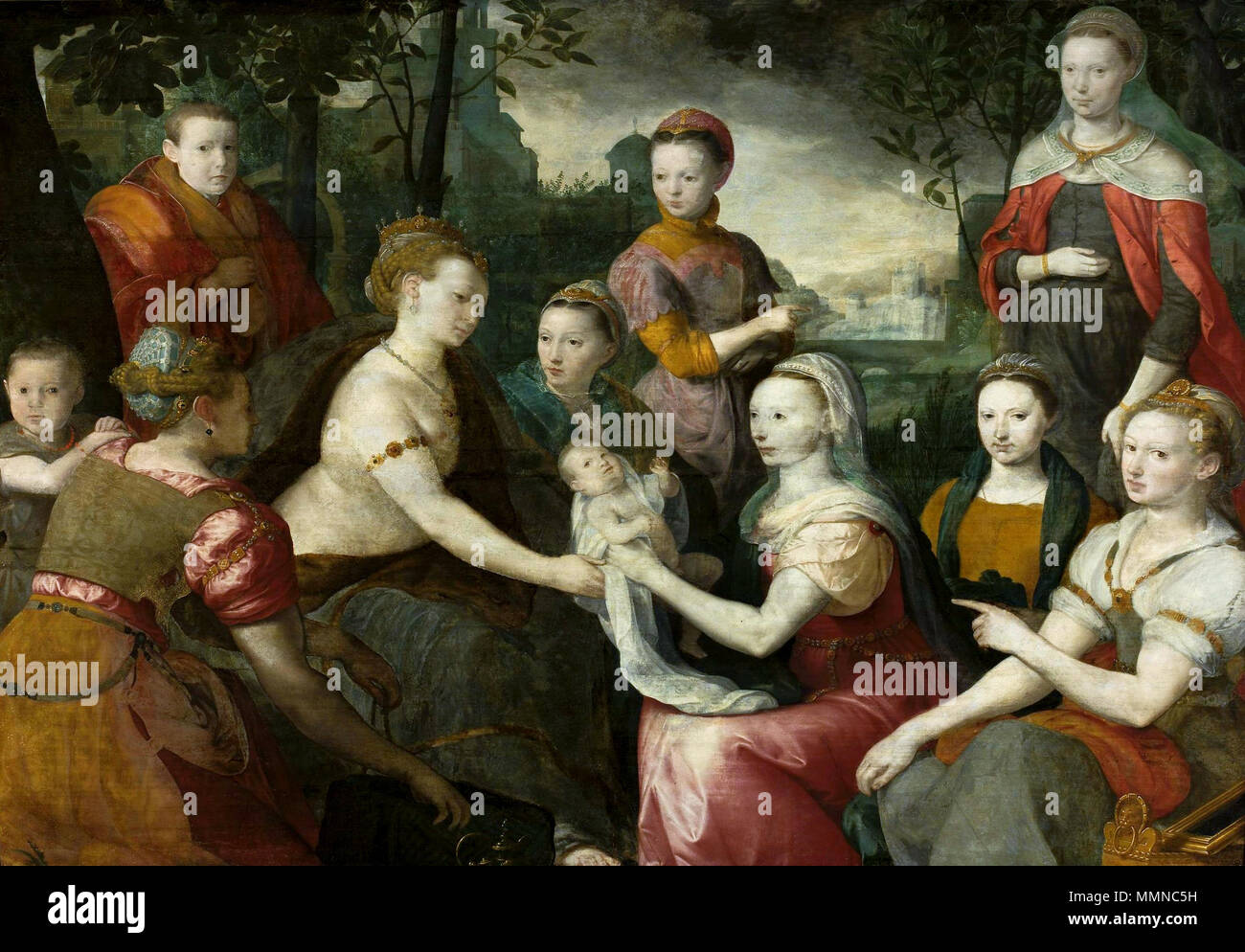 Moses saved from waters hi-res stock photography and images - Alamy