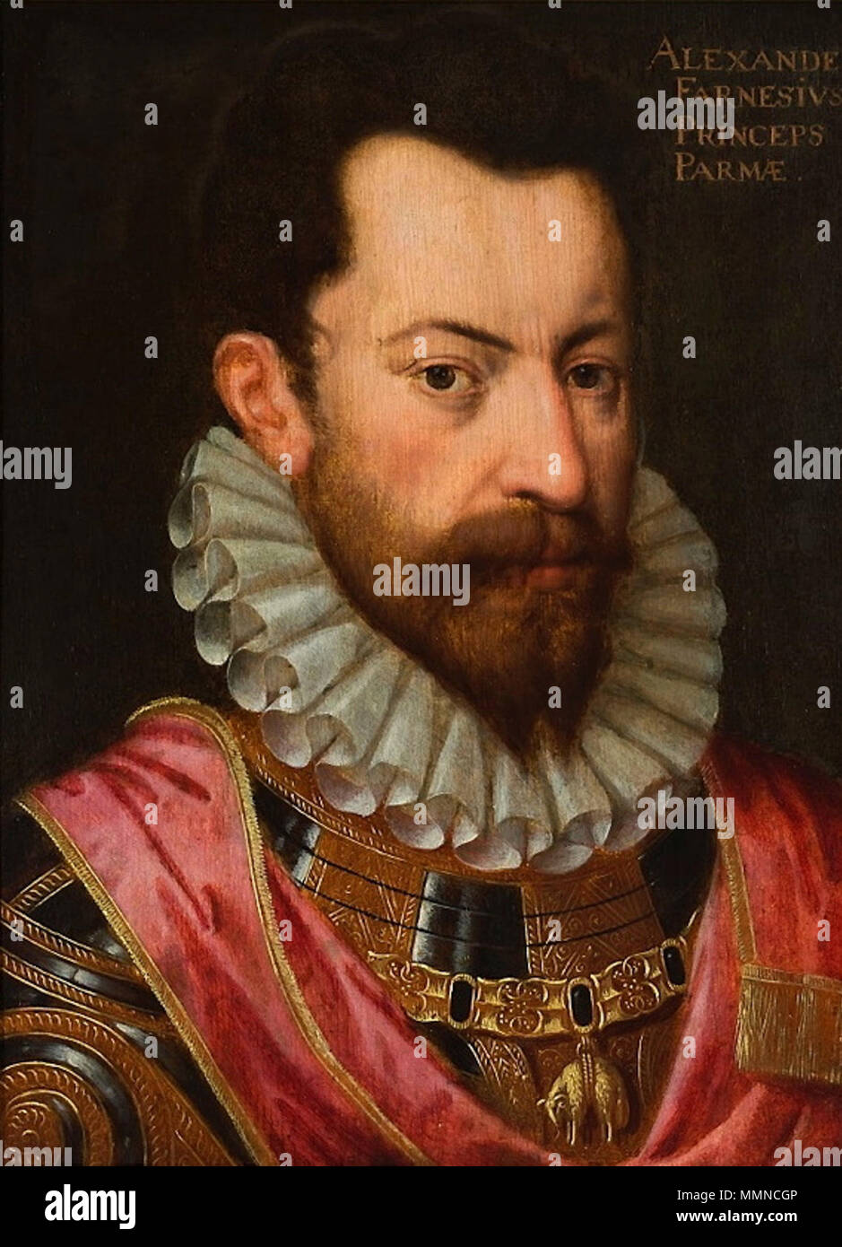 Portrait of Alessandro Farnese.. circa 1590. Claeissens Alessandro ...
