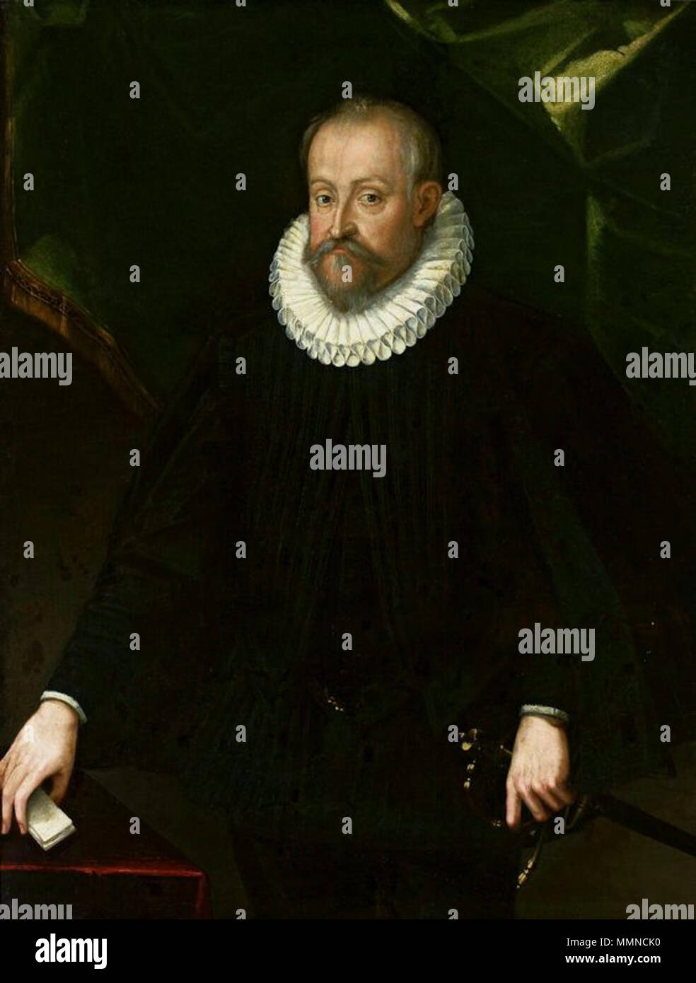 Portrait of a Man.. 1590s. Aachen Portrait of a man Stock Photo - Alamy