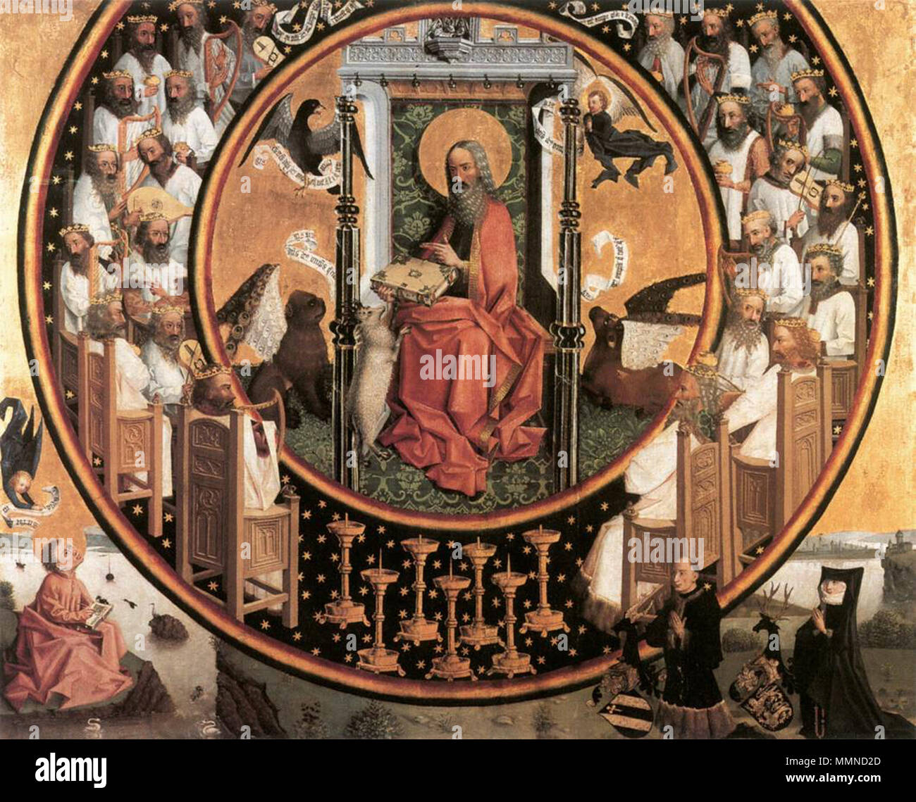 Vision of St John the Evangelist. circa 1450. 15th-century unknown ...