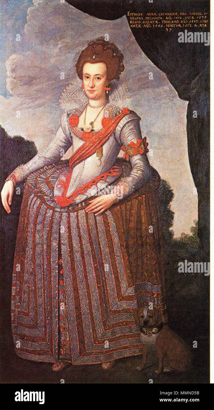 . English: Portrait of Anne Catherine of Brandenburg (1575-1612 ...