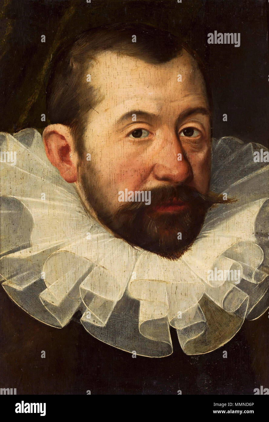 Portrait of a man in a fancy ruff.. first quarter of 17th century. Anonymous Portrait of a man ...