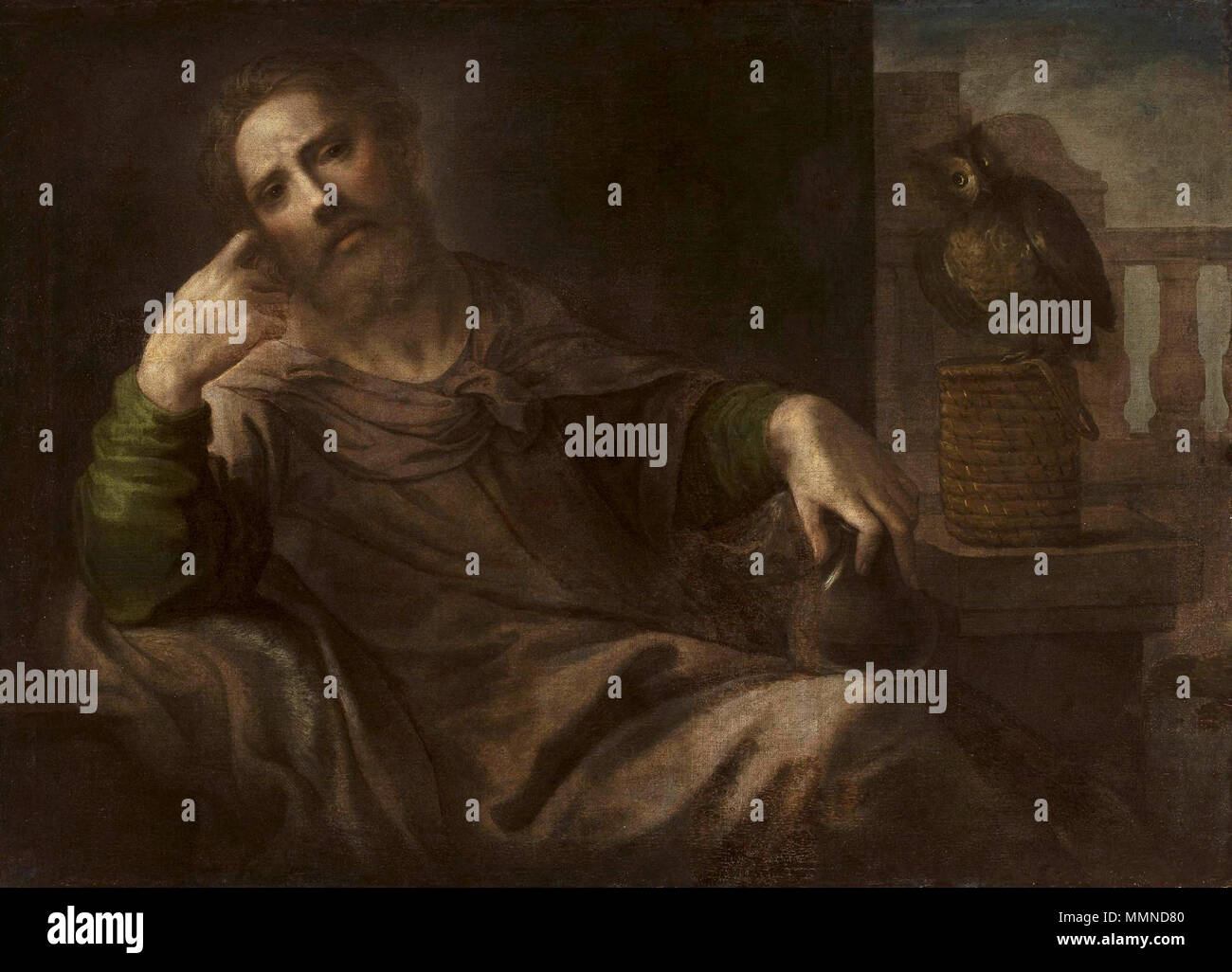 Philosopher.. 17th century. Italy Philosopher Stock Photo - Alamy