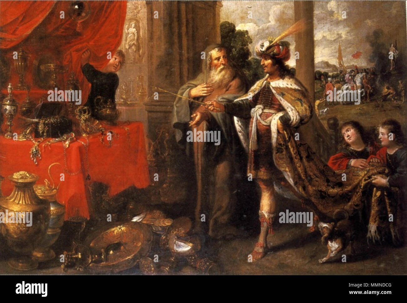 Croesus showing his treasures hi-res stock photography and images - Alamy