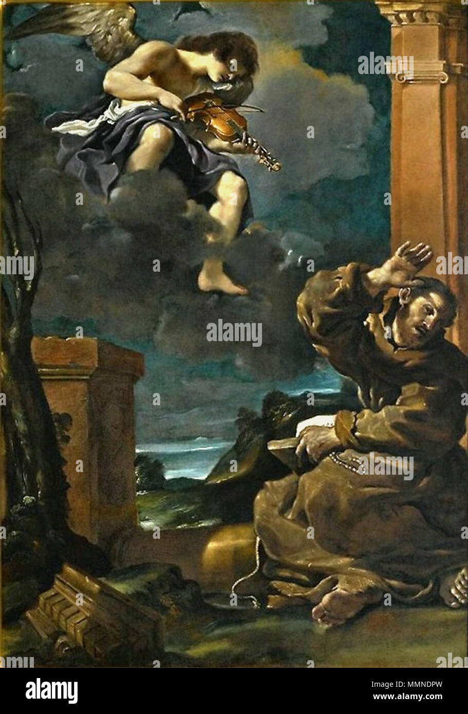 Angel playing violin hi-res stock photography and images - Alamy