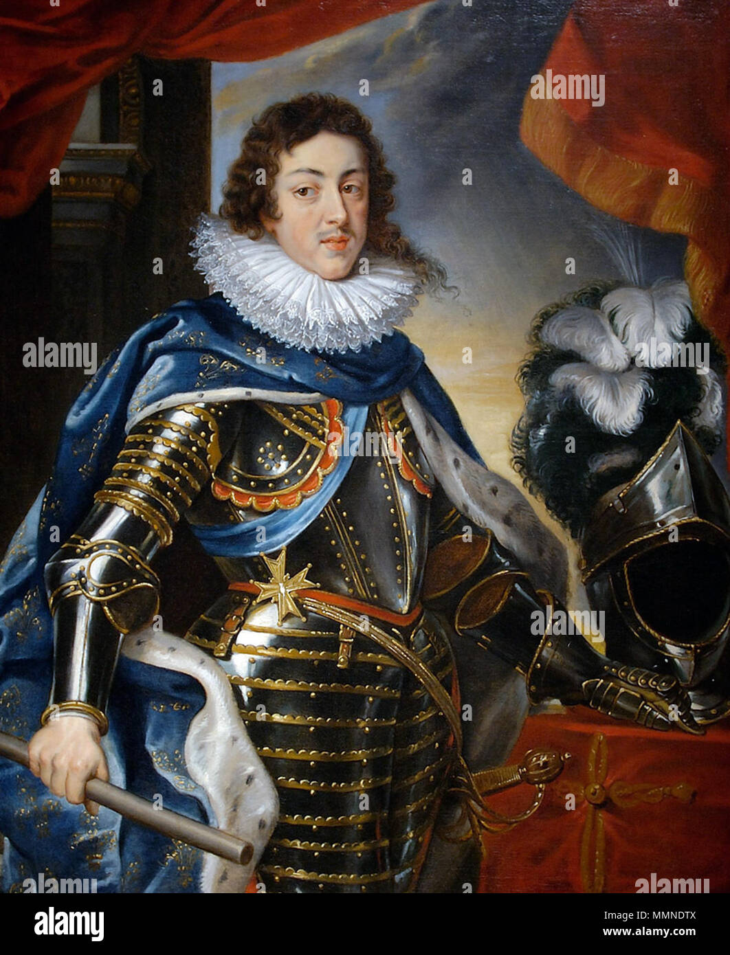 Portrait of Louis XIII of France (1601-1643). circa 1622-1625. Louis ...