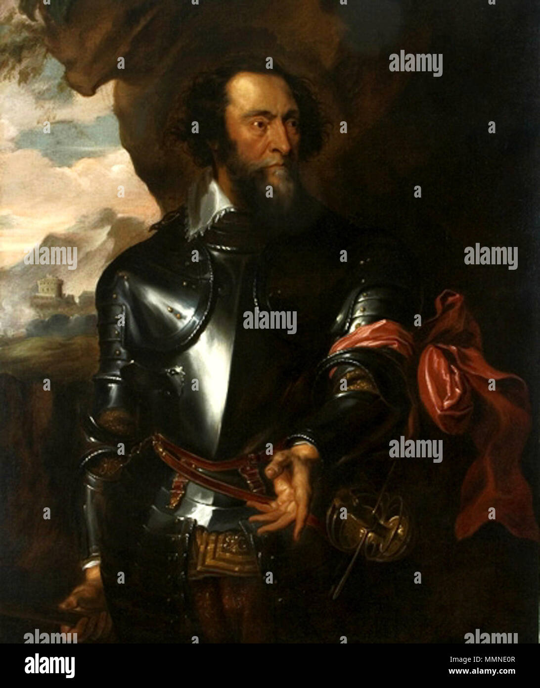 Portrait of Hendrik van den Bergh (1573-1638).. between 1624 and 1629 ...