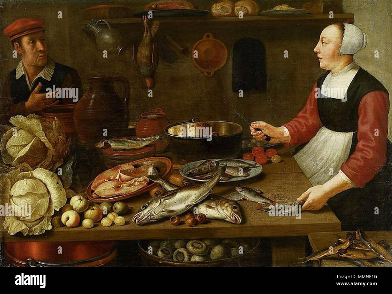 17th century painting kitchen hi-res stock photography and images - Alamy