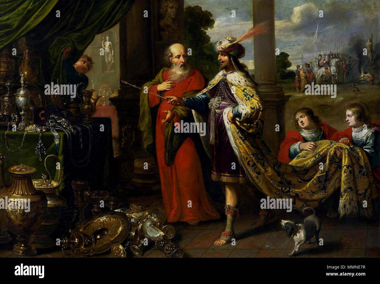 Croesus showing his treasures hi-res stock photography and images - Alamy