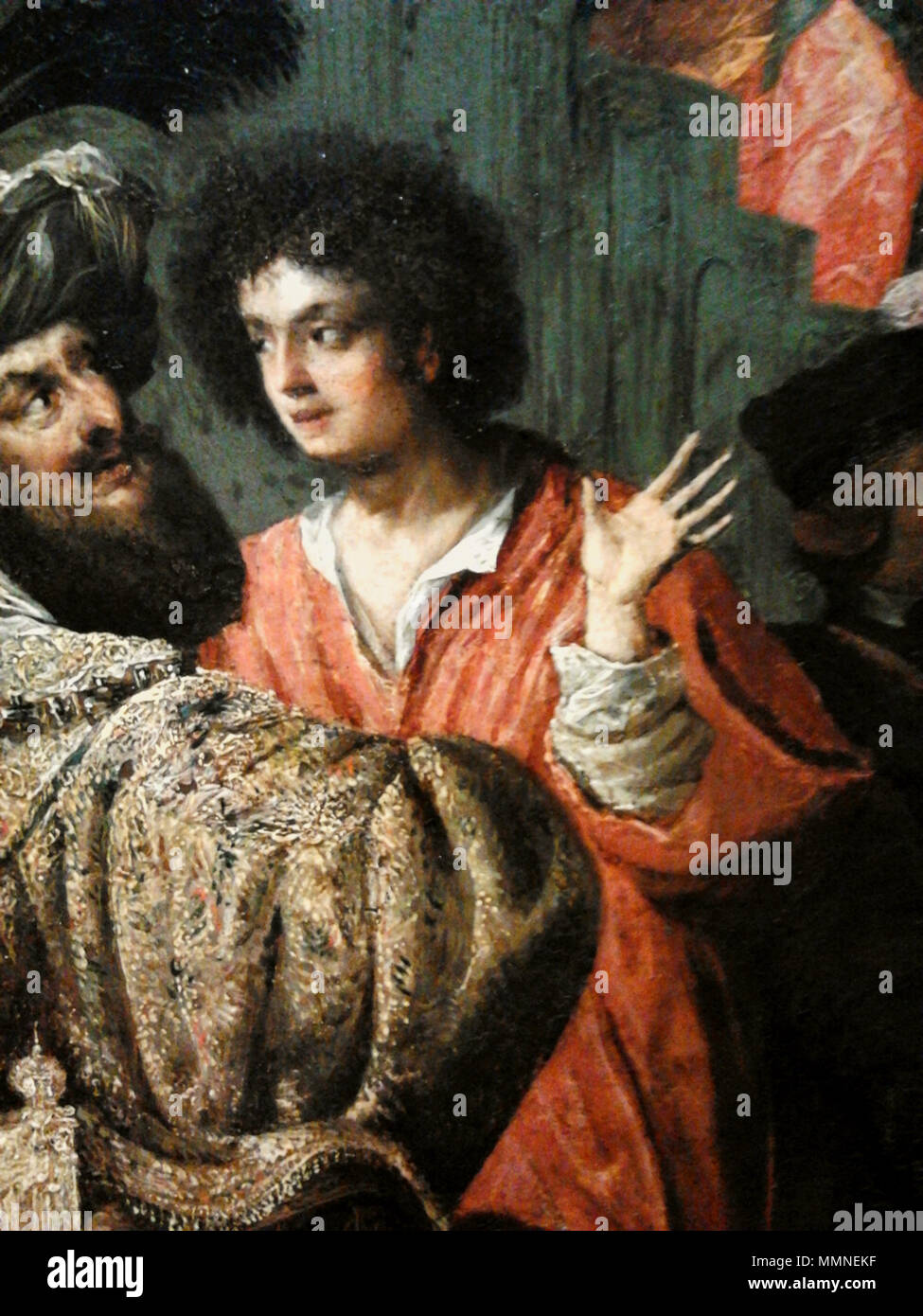 Daniel and Cyrus before the Idol Bel (detail).. between 1636 and 1637 ...