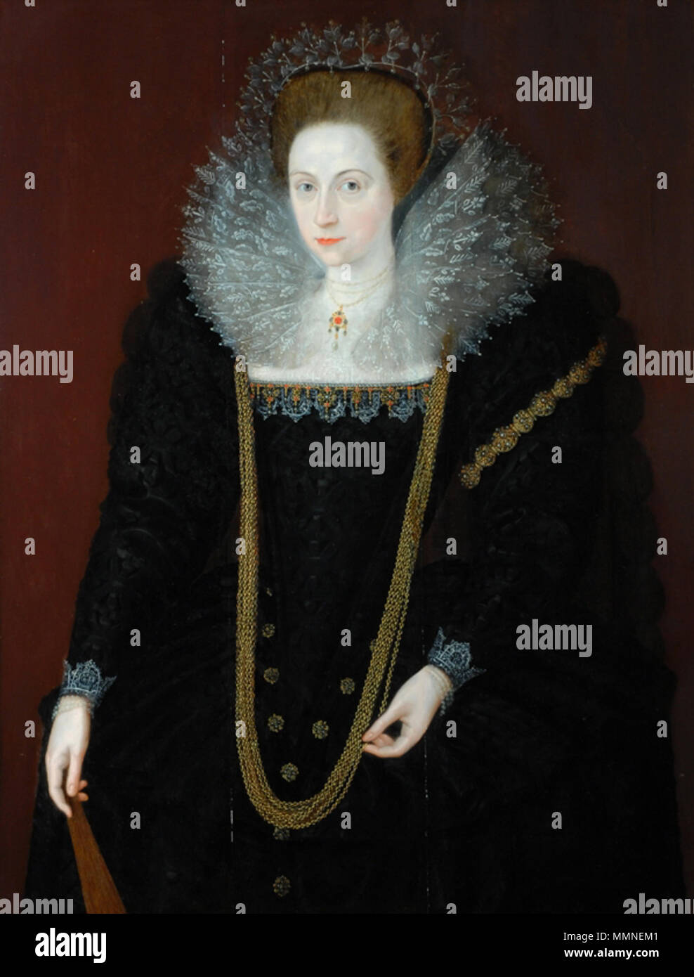 Portrait of an unknown lady gheeraerts hi-res stock photography and ...