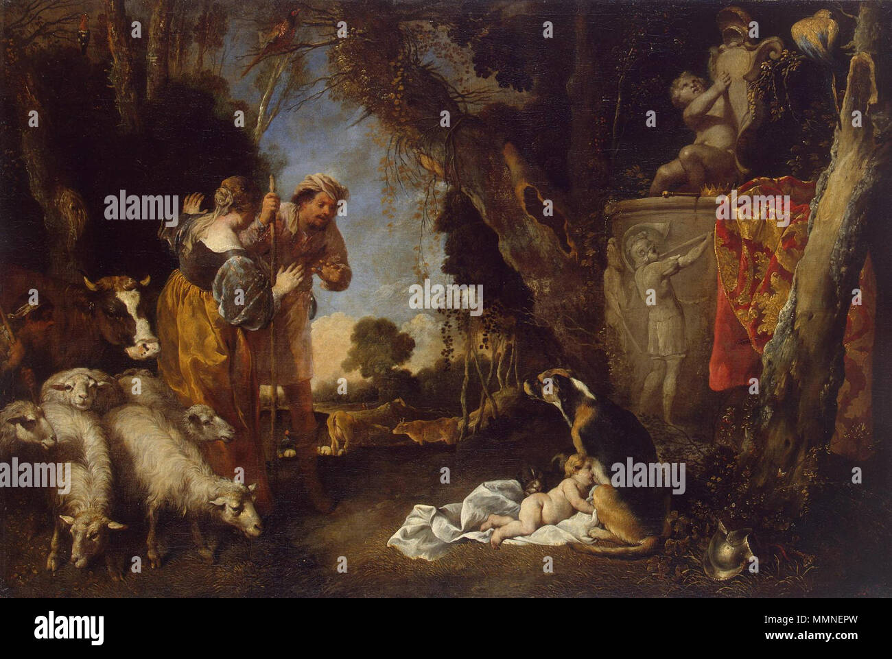 Childhood of King Cyrus. second half of 17th century. Antonio Maria ...