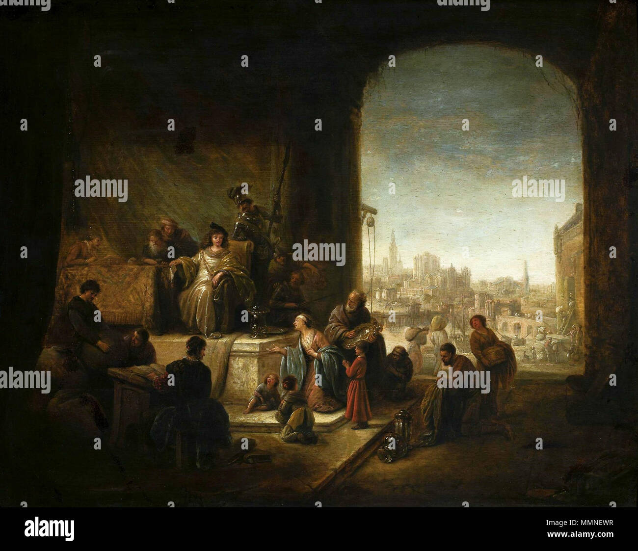 Joseph selling grain in Egypt.. 1640s. Wet Joseph selling grain in ...