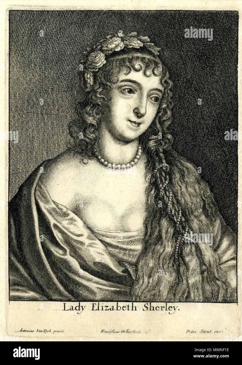 . English: Portrait of Teresia, Lady Shirley. Courtesy of the British ...