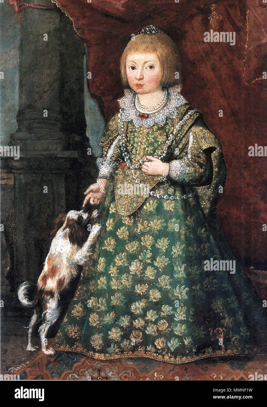 English: Unknown Polish Princess of the Vasa dynasty in Spanish costume ...