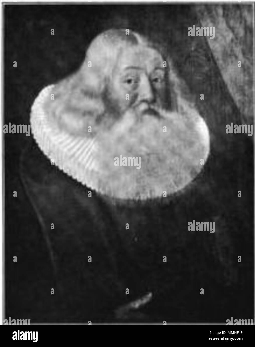 . English: Detail of a full-length portrait and epitaph (1646) in the ...