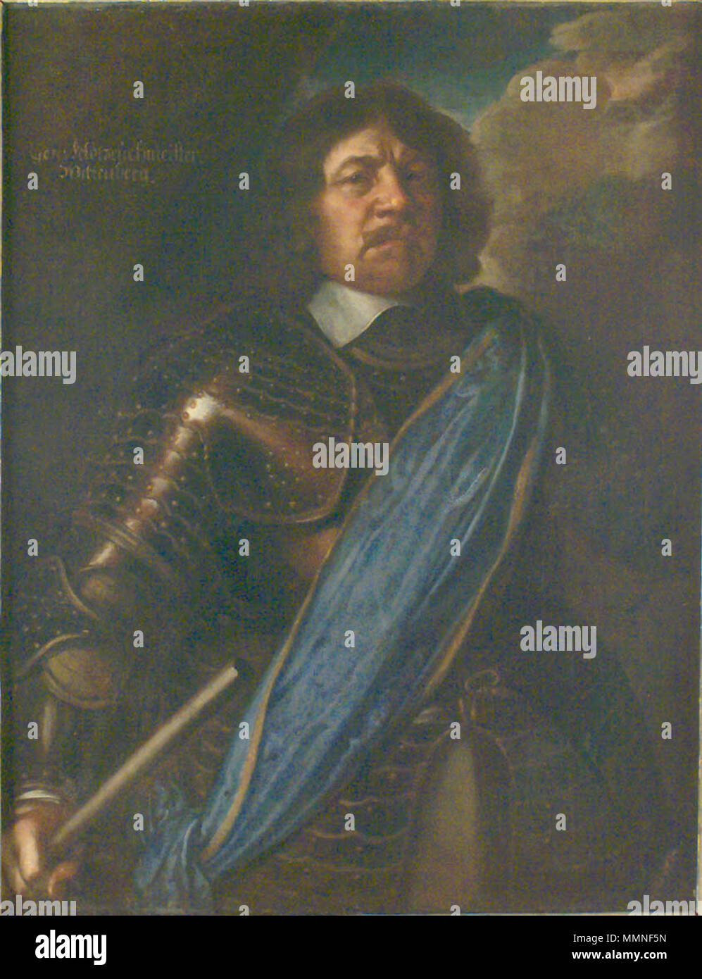 Arvid Wittenberg porträtterad 1649 av Matthäus Merian dy Stock Photo ...