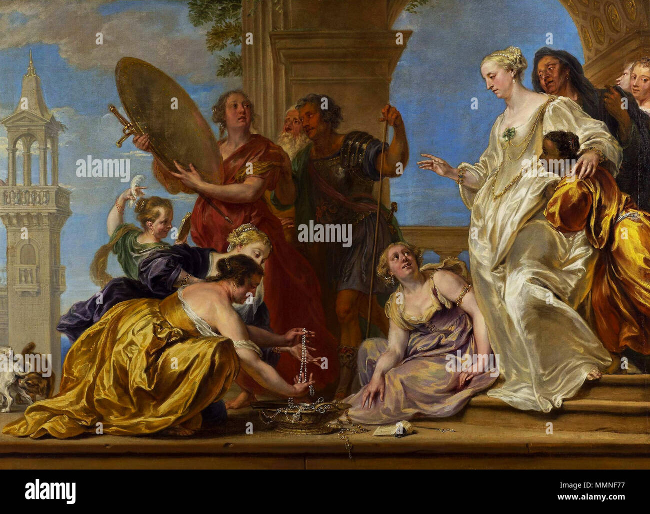 Achilles among the daughters of lycomedes hi-res stock photography and ...