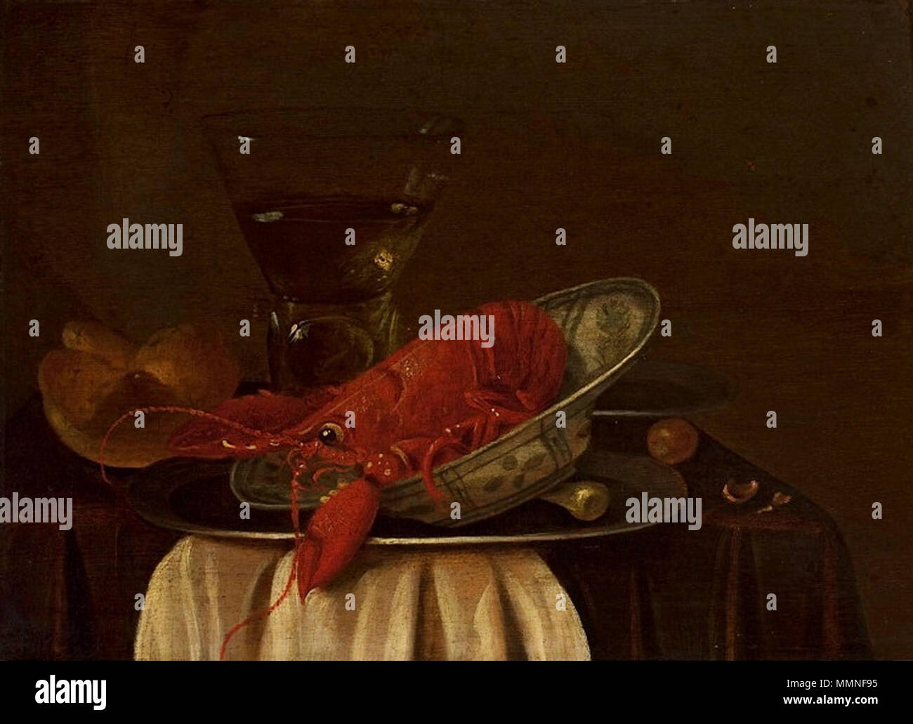 Still life with a lobster.. second half of 17th century. Dutch Still ...
