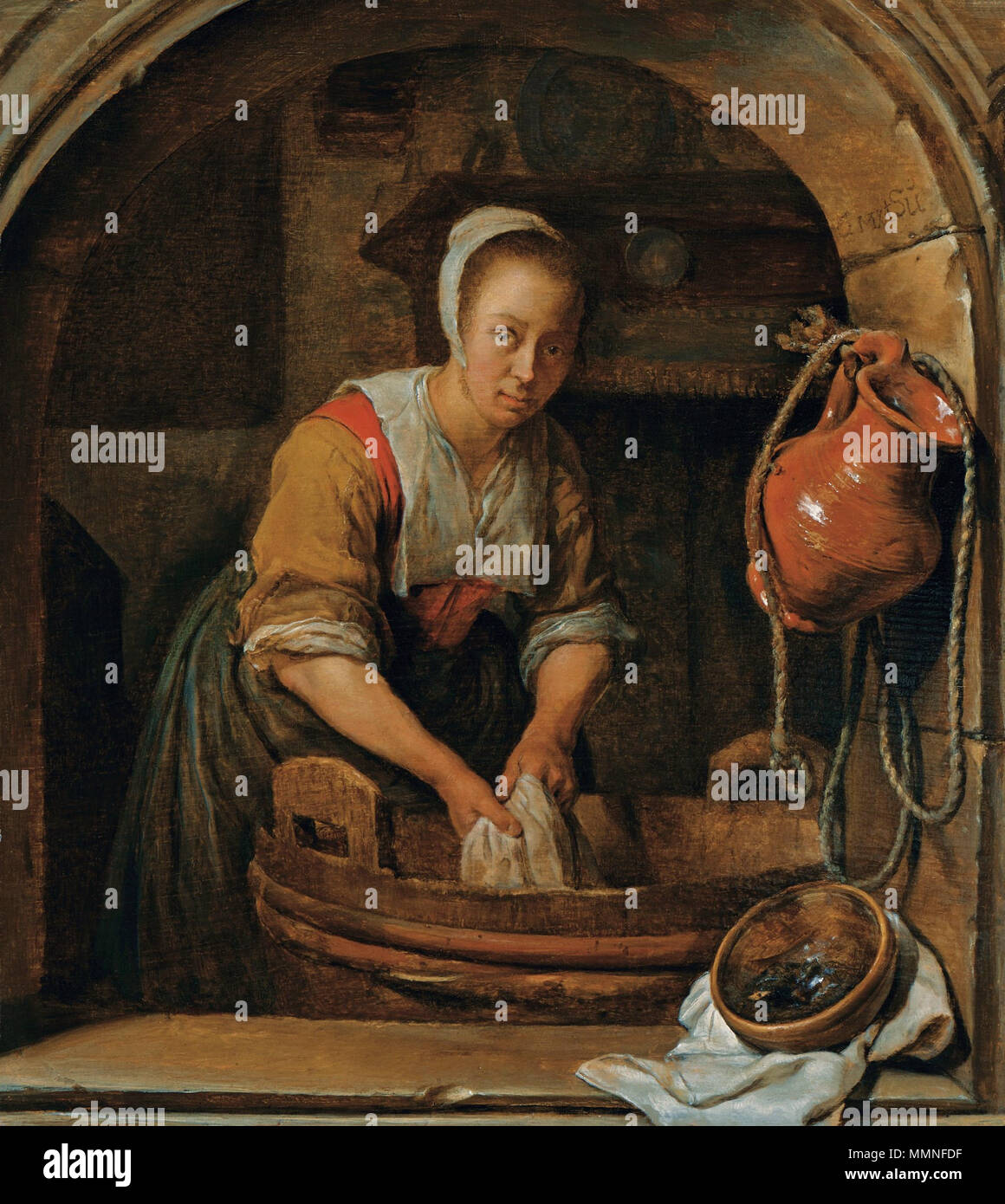 Washerwoman metsu hi-res stock photography and images - Alamy