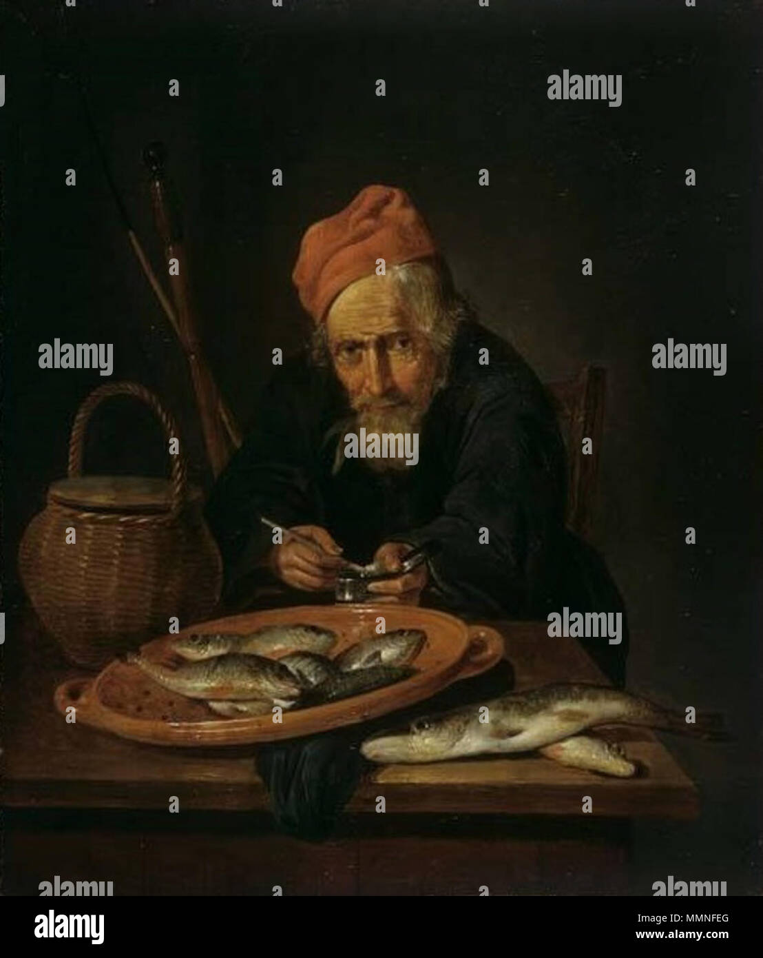 Fish trader - the element of Water.. third quarter of 17th century ...