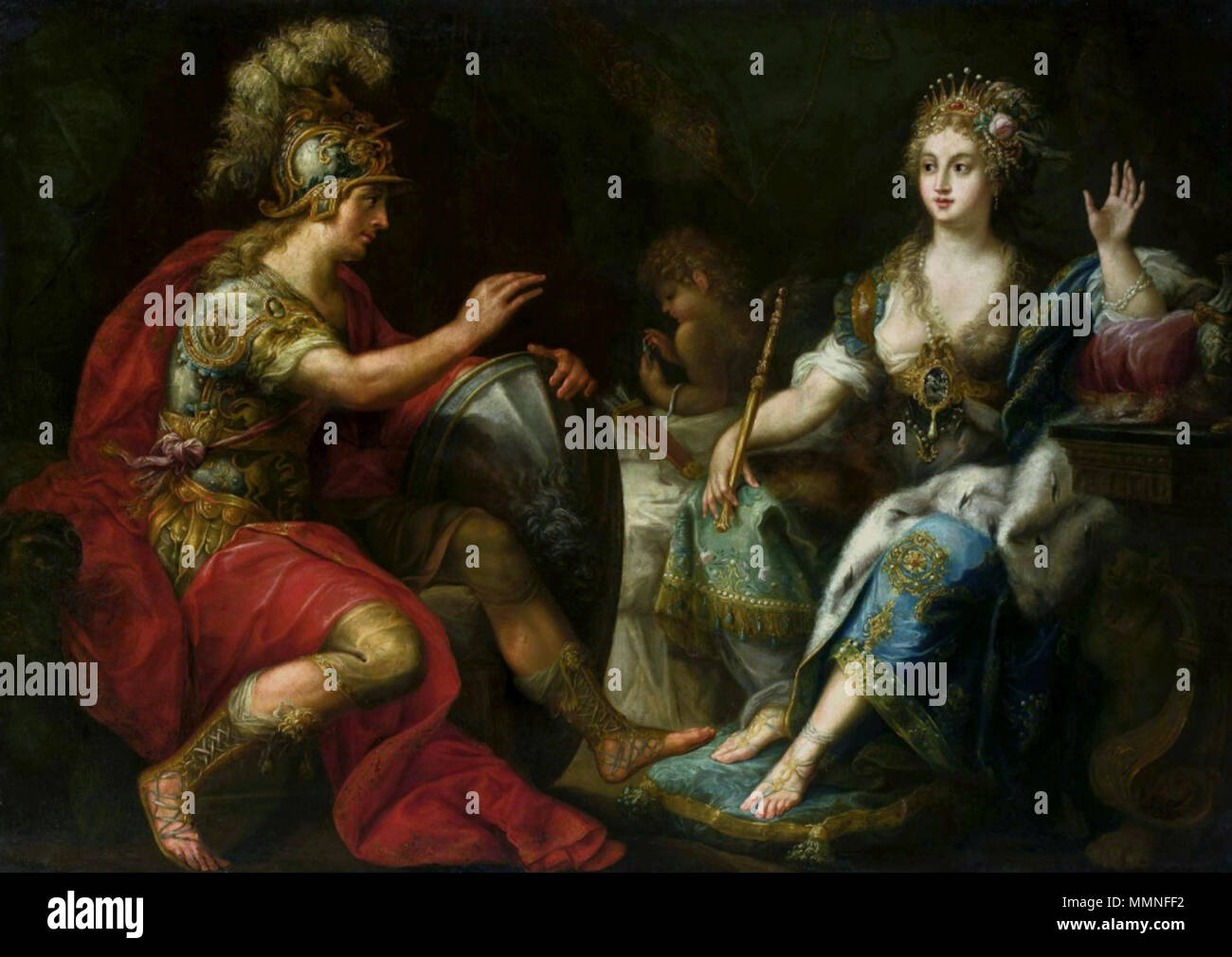 Aeneas and Dido.. second half of 17th century. Pasinelli Aeneas and ...