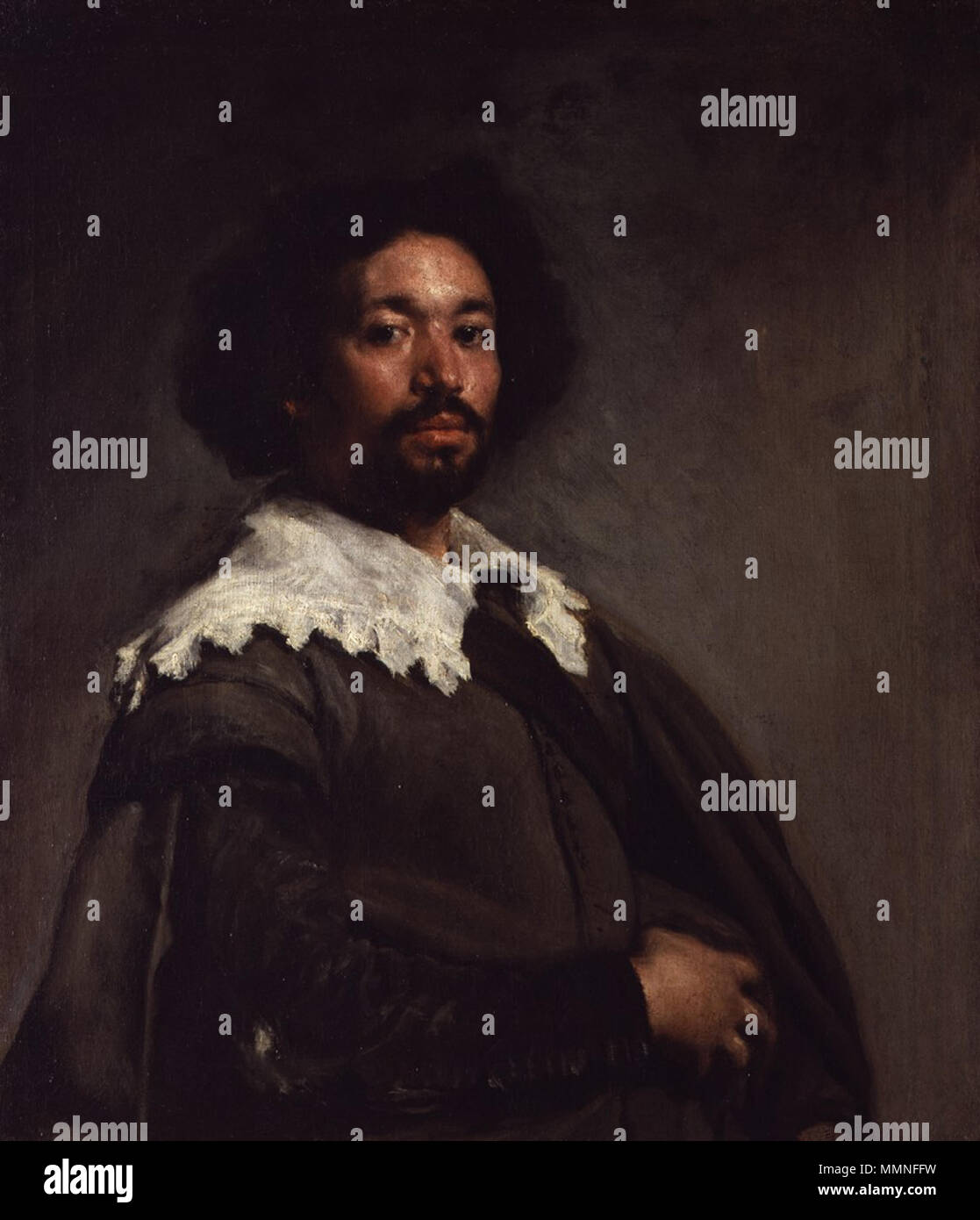 Diego Velázquez - Retrato de Juan de Pareja Stock Photo - Alamy