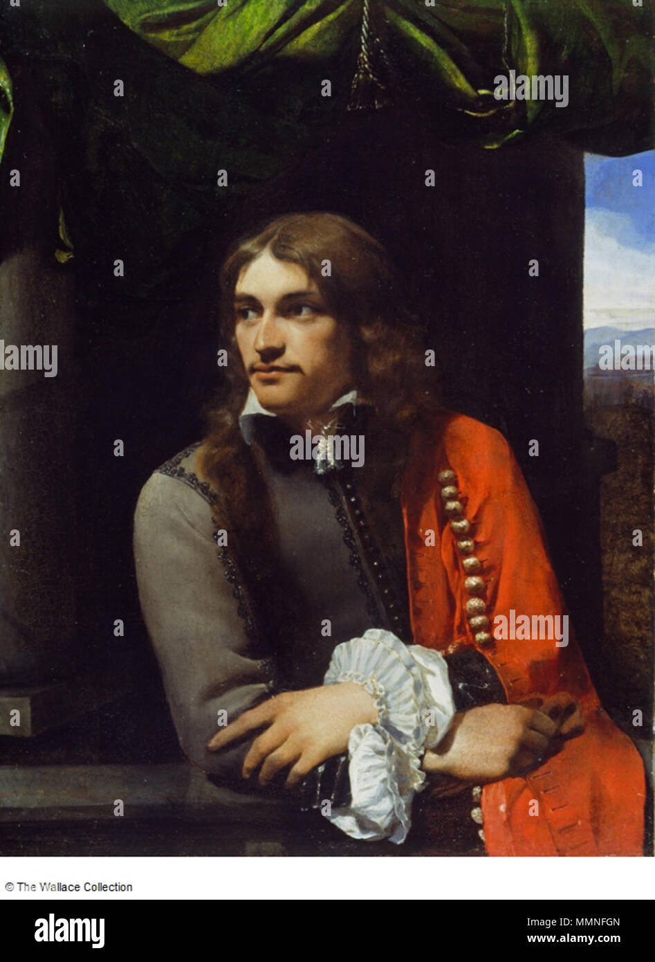 . Portrait of a Man, possibly Jean Deutz, with a Red Cloak . circa 1650 ...