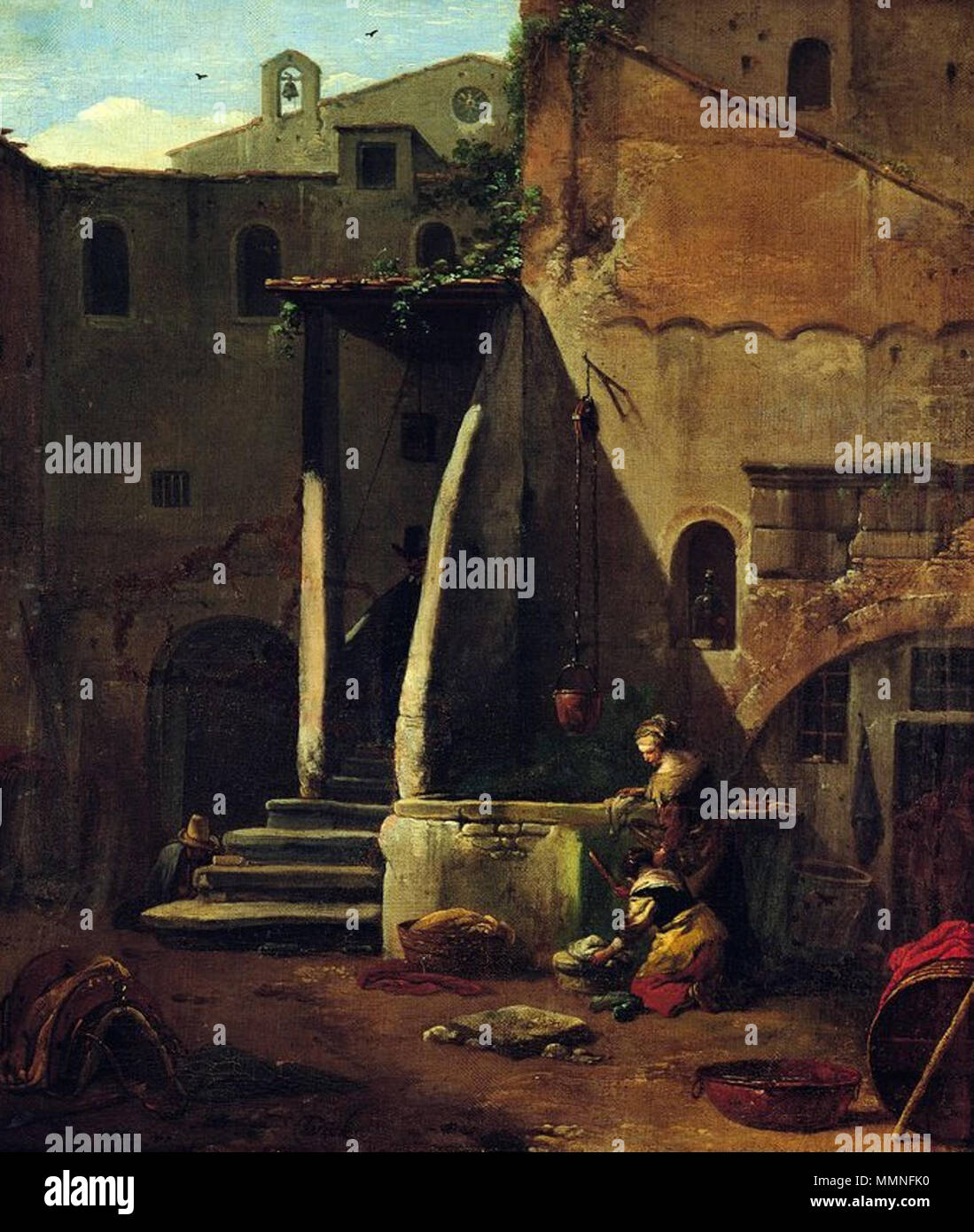 Washerwomen in the dunes or friends hi-res stock photography and images ...