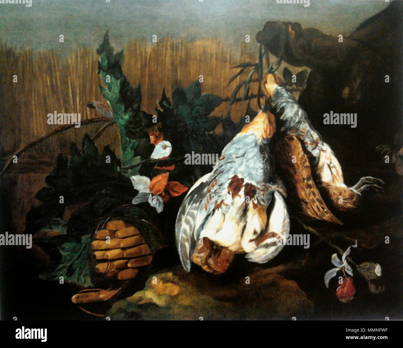 Still life with dead game.. 1657. Fyt Still life with dead game Stock ...