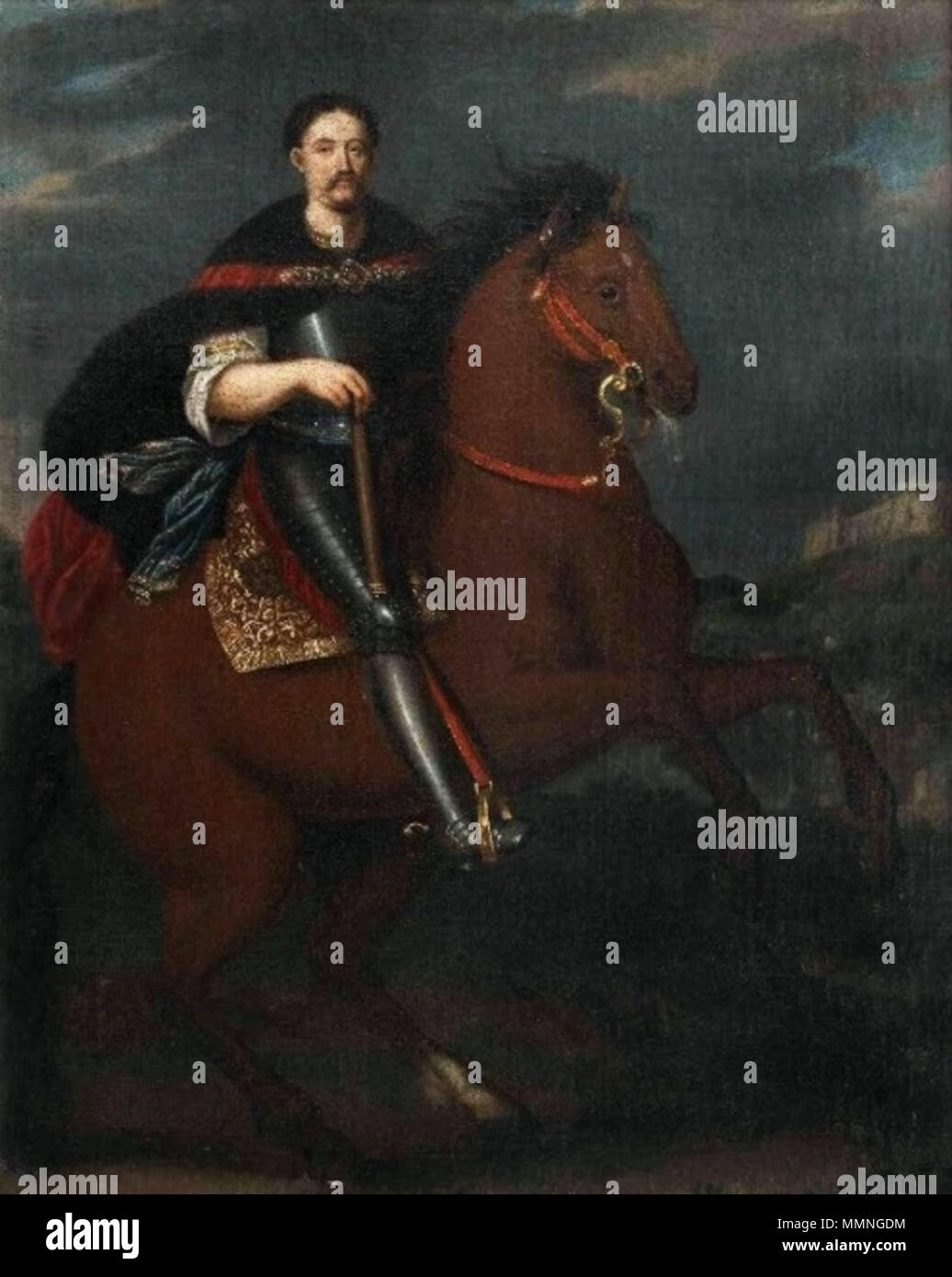 Portrait of King John III Sobieski on horseback.. 1670s. Anonymous John ...