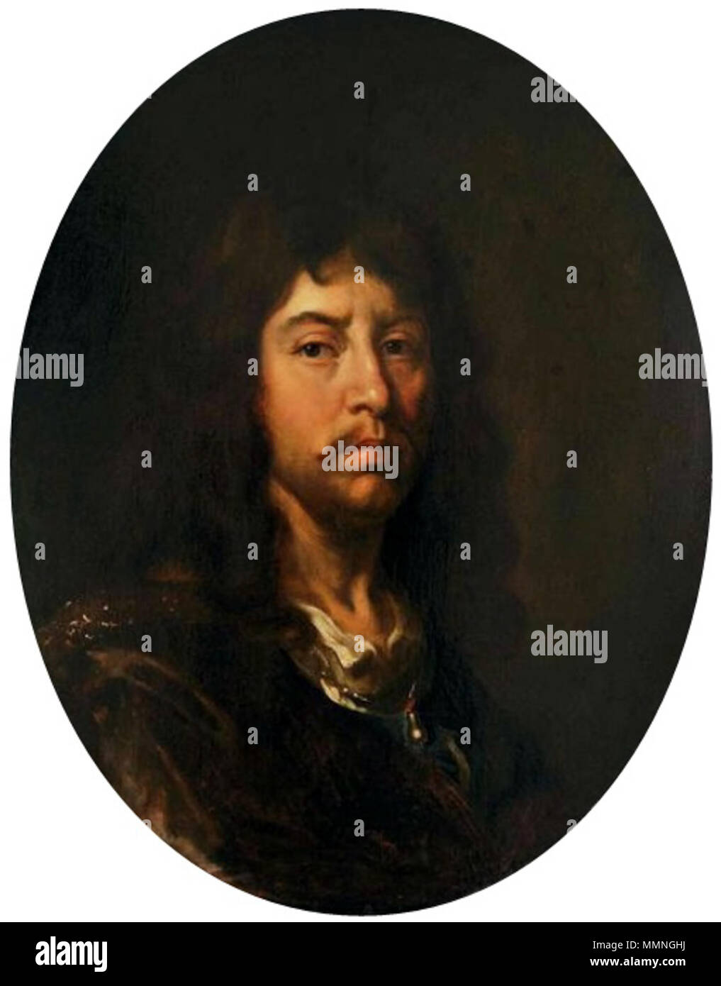 Self-portrait.. circa 1675. Stech Self-portrait Stock Photo - Alamy