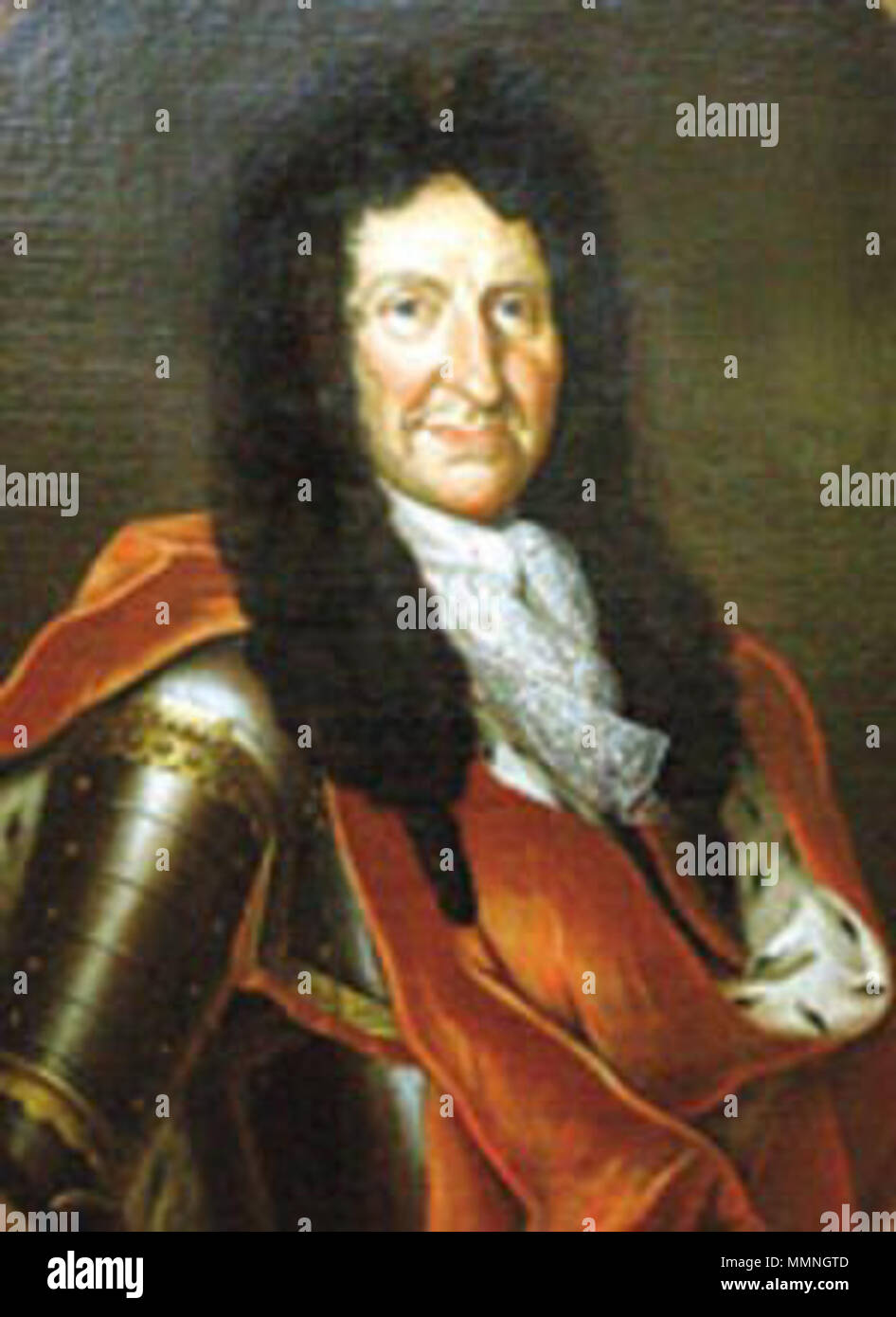 Portrait of Christian August von Sulzbach (1622-1708). circa 1680 ...