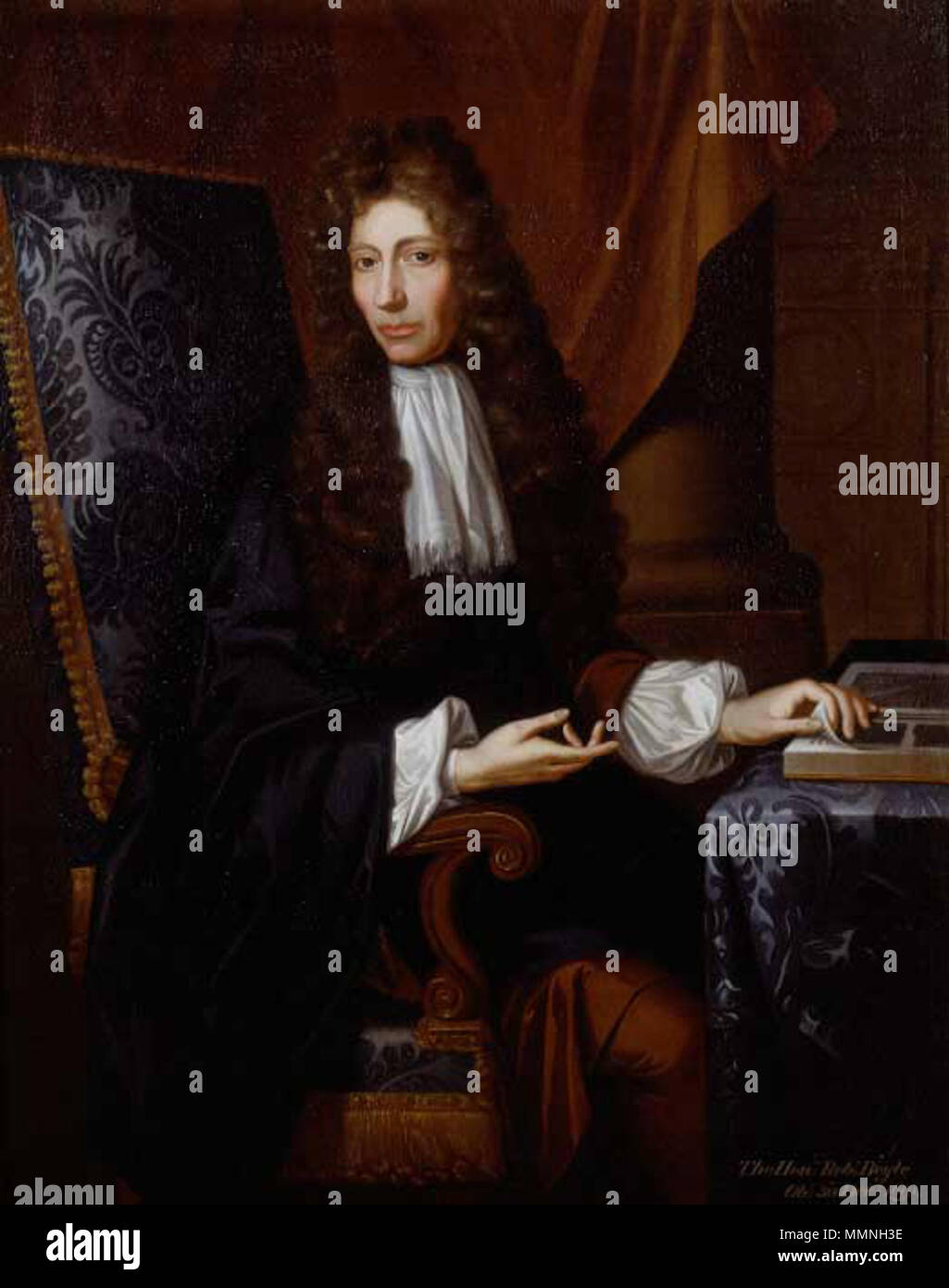 Portrait of Robert Boyle (1627-1691). circa 1689. Robert Boyle 0001 ...